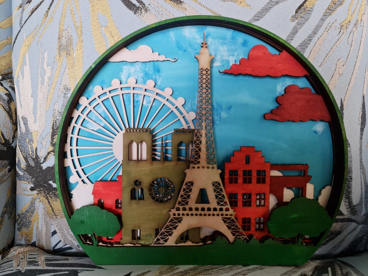 Mandala Paris Scene Home Decor – Havana Art – Made in Canada